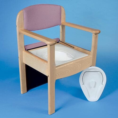 Royale Extra Wide Chair Commode - Purple from Essential Aids