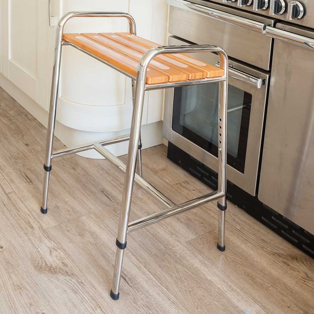 SS Spa Perch Stool from Essential Aids