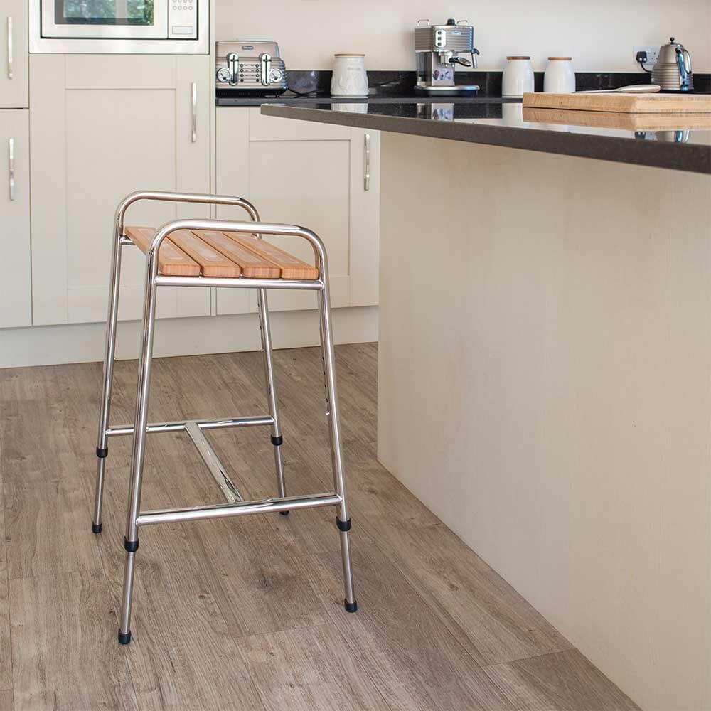 SS Spa Perch Stool from Essential Aids