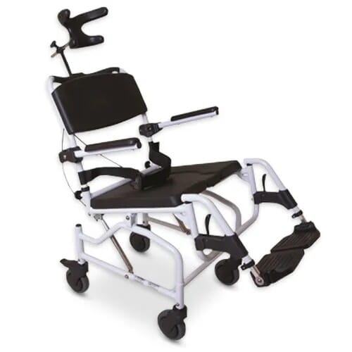 Lightweight Economy Tilt in Space Commode Chair from Essential Aids