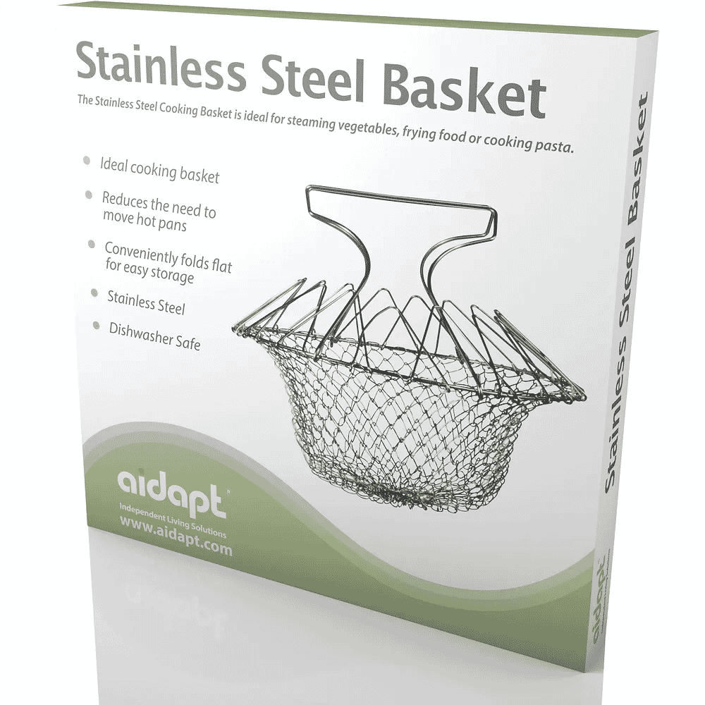 Stainless Steel Cooking Basket from Essential Aids