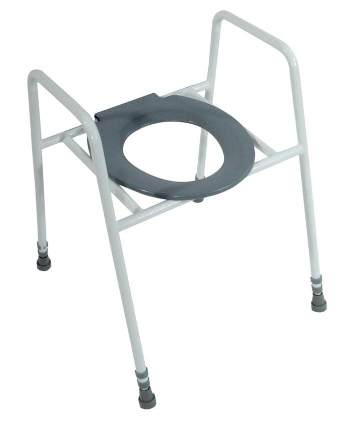 Solo Skandia Toilet Seat and Frame with Clip on Seat from Essential Aids