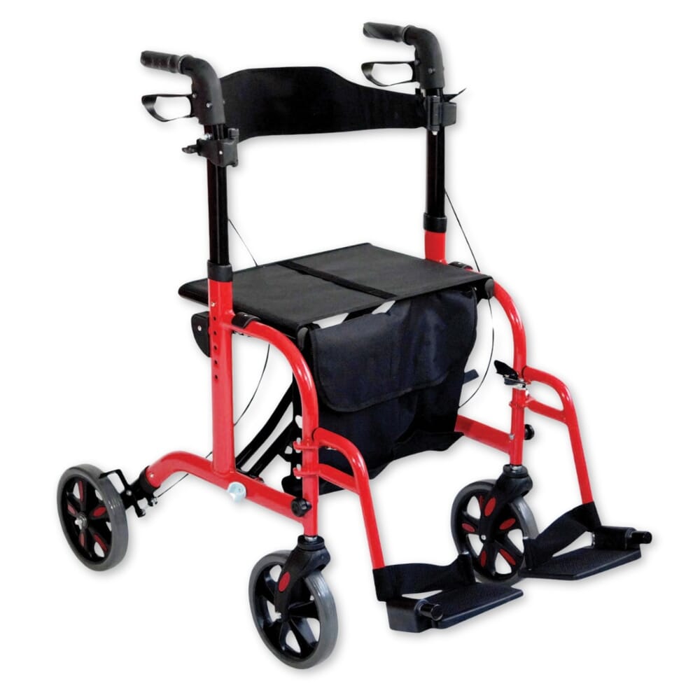 Aidapt Duo Rollator and Transit Chair - Aidapt Duo Deluxe - White from ...