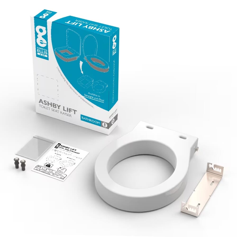 Ashby Lift Oval Toilet Raiser from Essential Aids