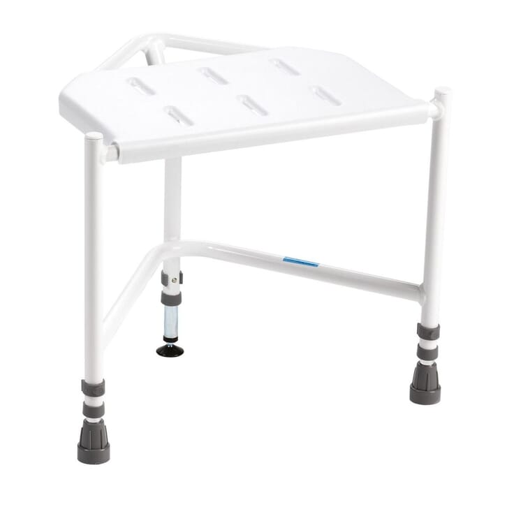 Bringhurst Corner Shower Stool from Essential Aids