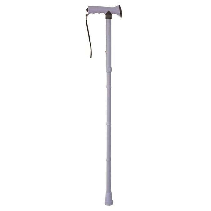 Coloured Folding Walking Stick - Purple from Essential Aids