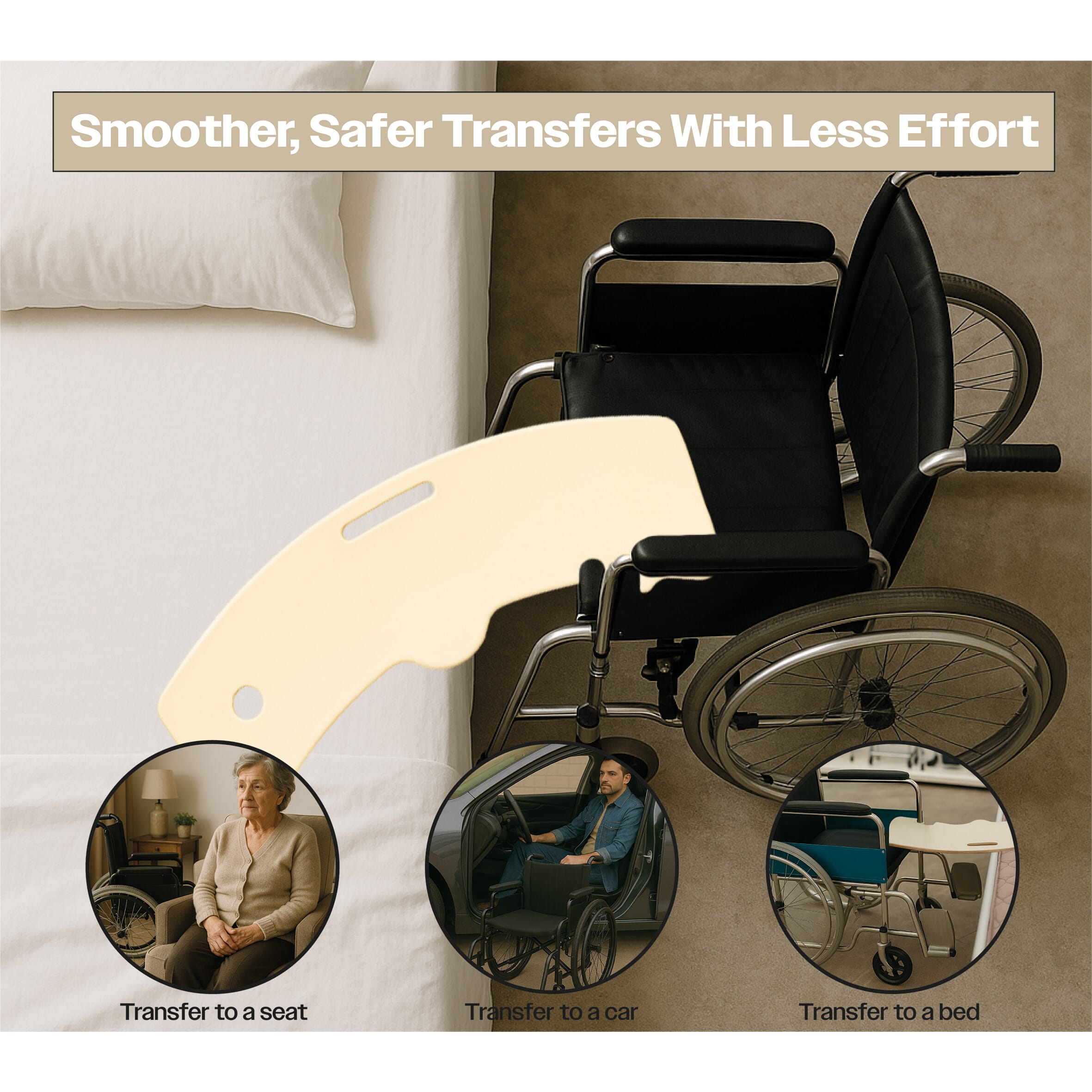 Transfer Boards, Slide/Banana Board Transfer, Patient Transfer Board