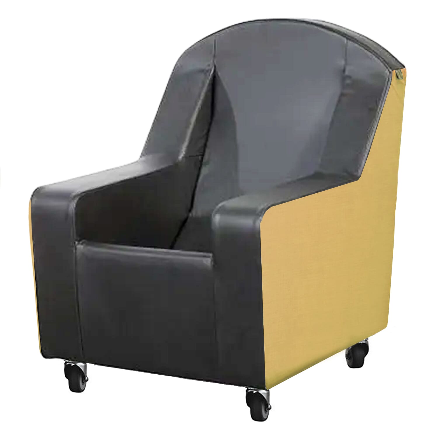 Deluxe Kirton Stirling Chair - Black Dartex - Purely Vinyl from ...