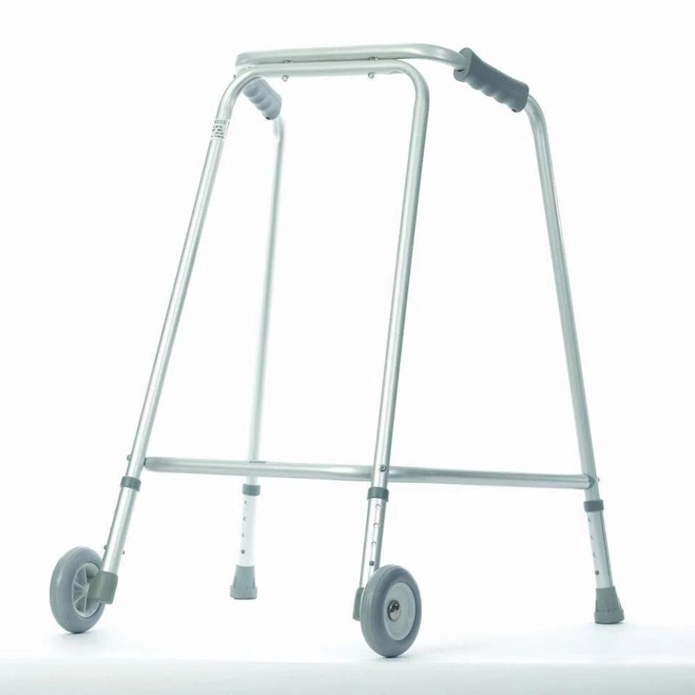 Domestic Frame With Wheels - Handgrip height 27-30'' from Essential Aids