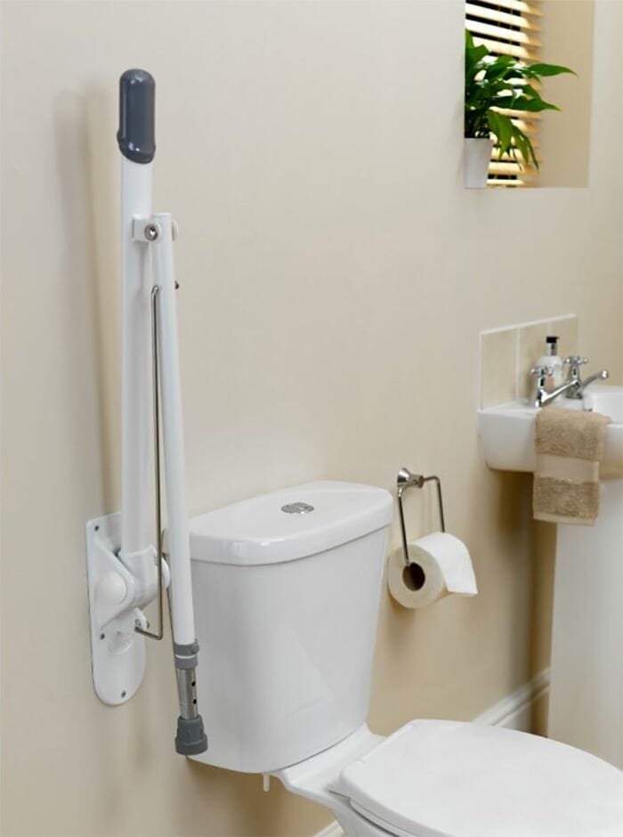 Drop Down Rail with Supporting Leg from Essential Aids