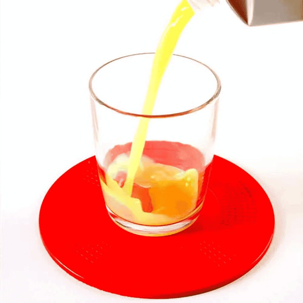 Dycem Anti-Slip Mat - Circular - Red - 140mm from Essential Aids