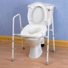 Mowbray Toilet Seat & Frame Width Adjustable - Free Standing from ...