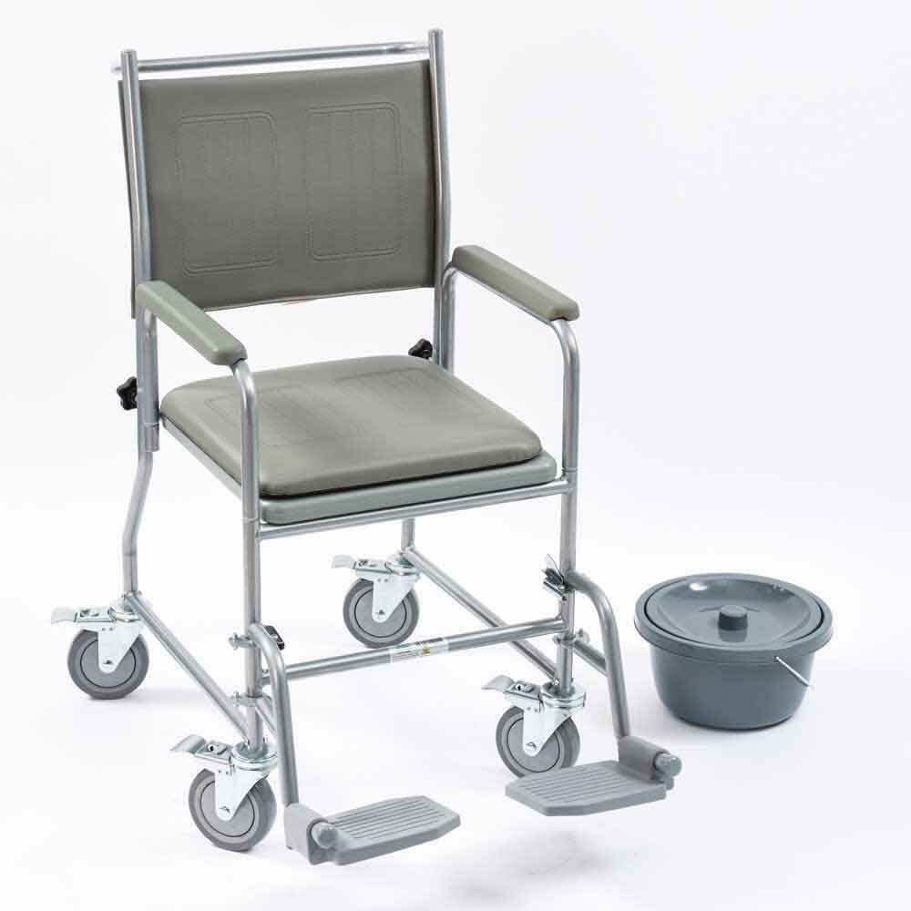 Economy Wheeled Commode from Essential Aids