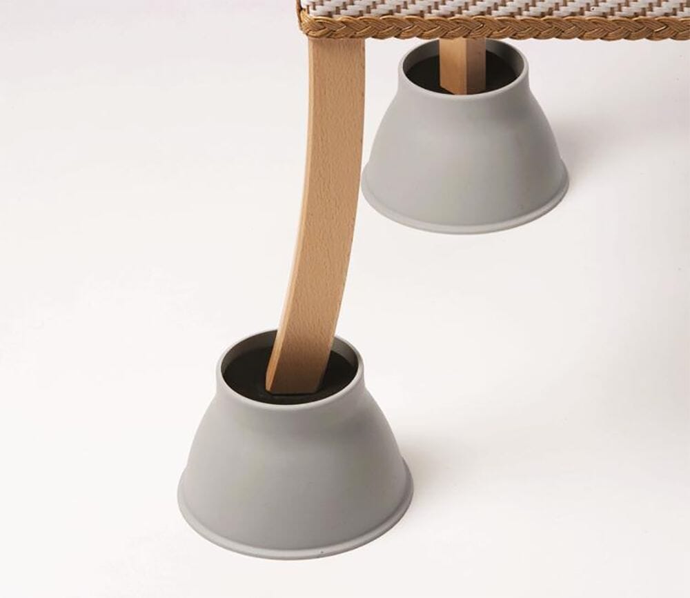 Elephant Feet - Grey - 14cms - Grey - 9cms from Essential Aids