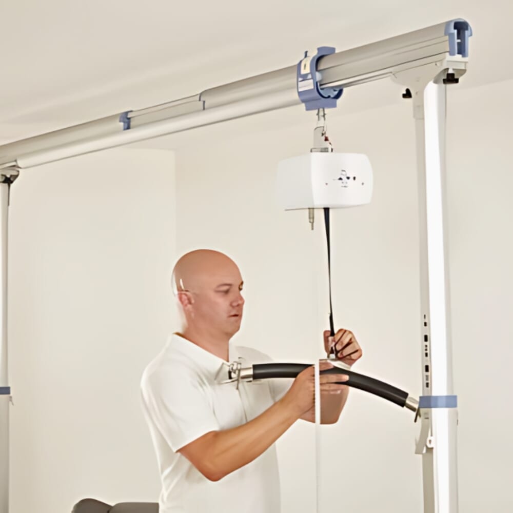 Freestanding Gantry Track System from Essential Aids