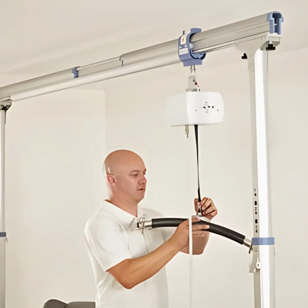 Freestanding Gantry with CP200 Portable Gantry Hoist from Essential Aids