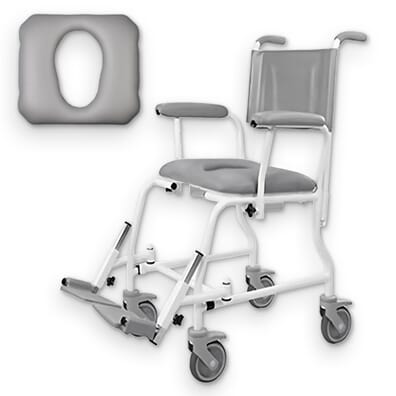 Freeway T40 Shower Chair with Cut Out Seat - Narrow - 44cm (17") from ...