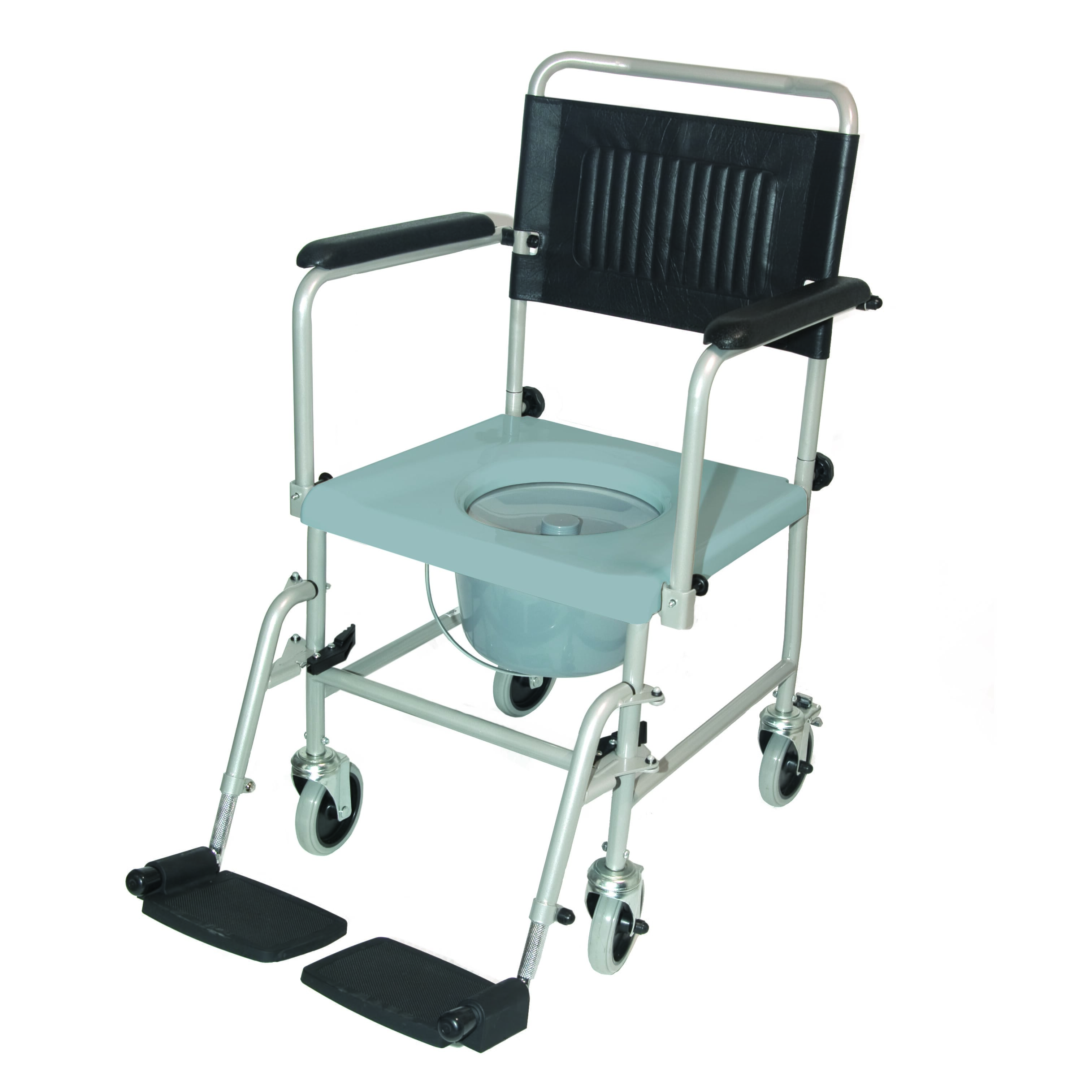 Glideabout Attend-Propel Commode from Essential Aids