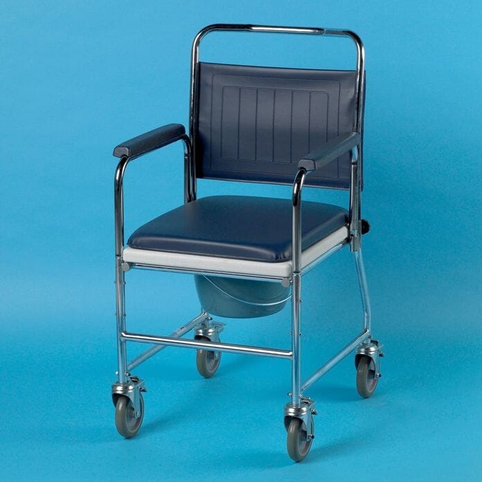 Days Wheeled Commode - Round Bowl without Footrests from Essential Aids