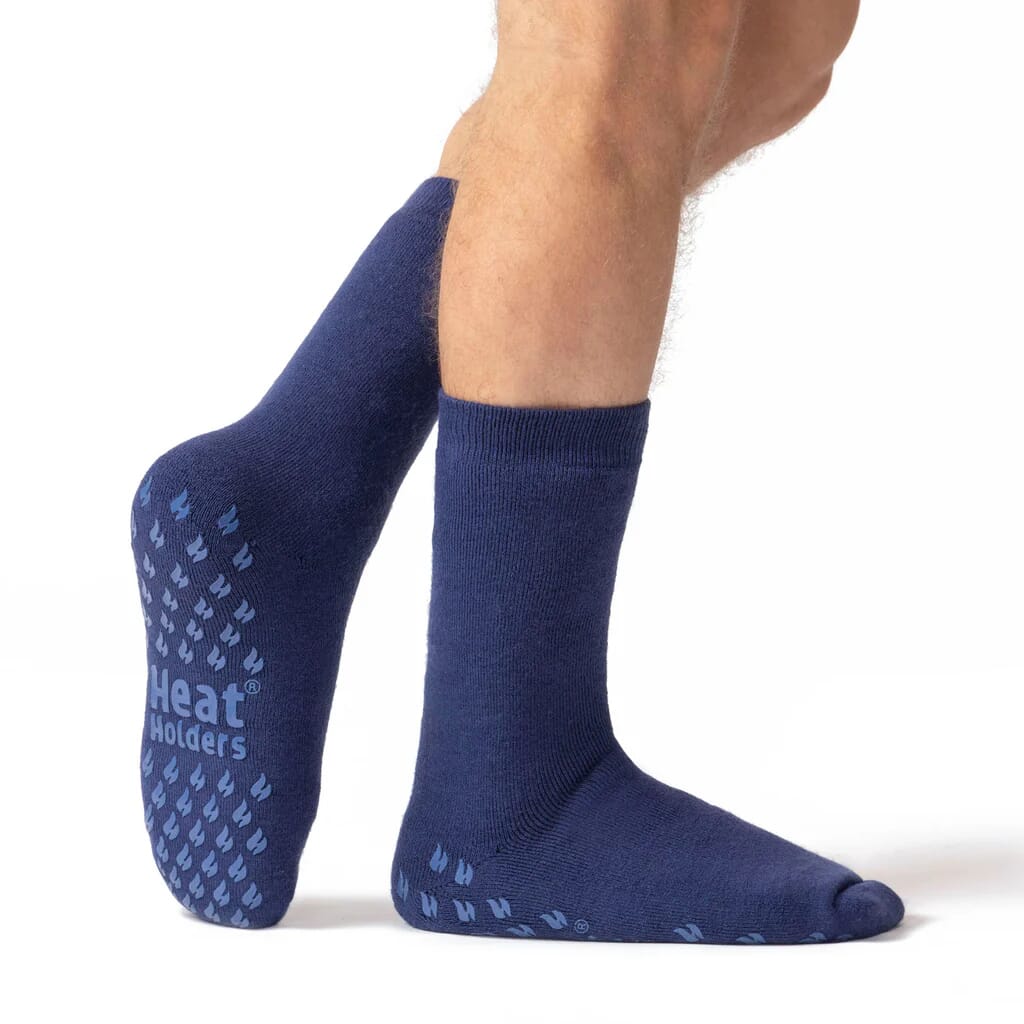 Heat Holders Raynauds Socks - Plain - Size 6-11, Deep Blue - Size 4-8 ...