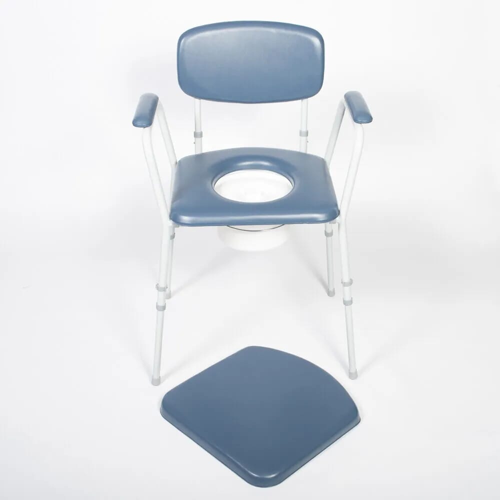 Height Adjustable Comfort Commode Chair from Essential Aids
