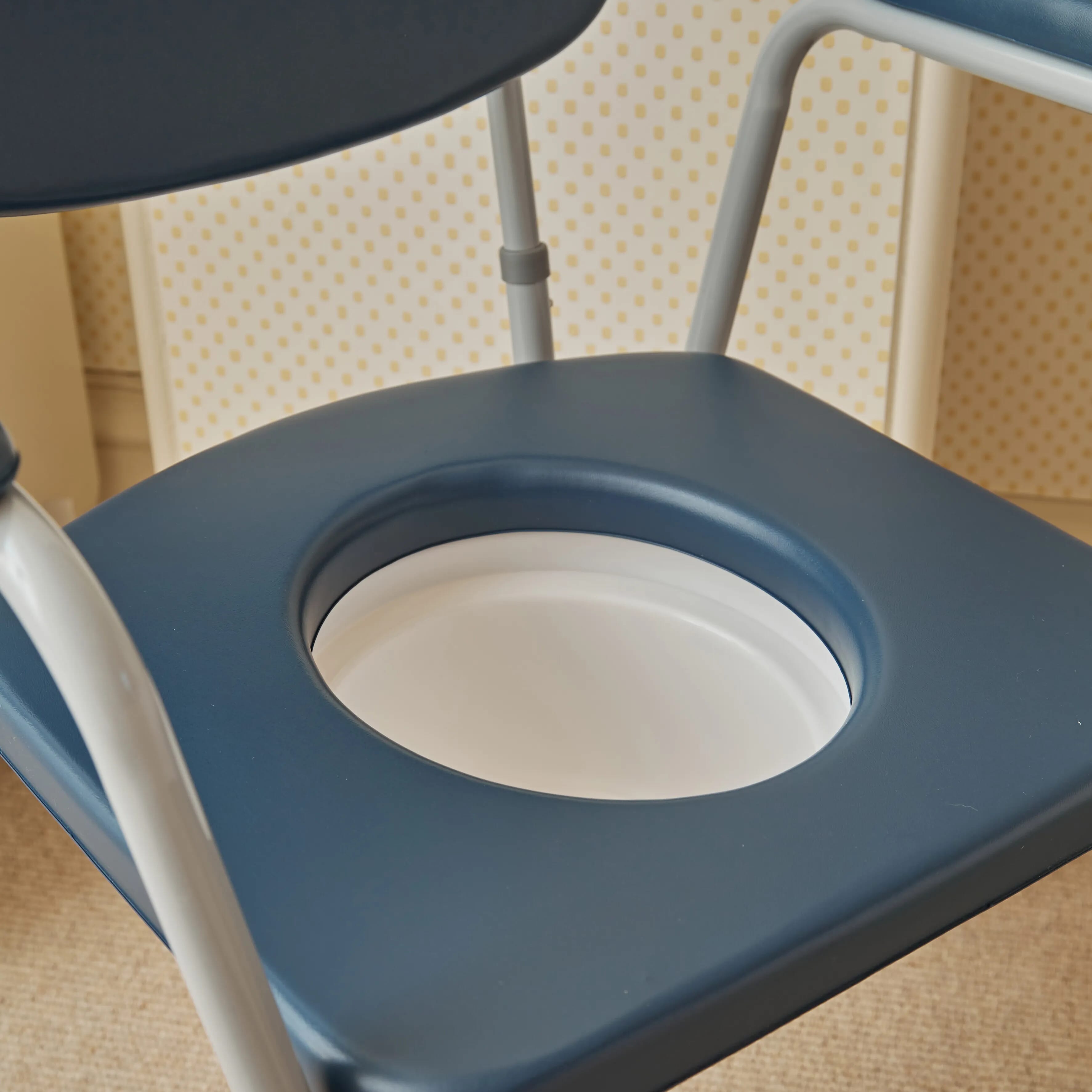 Height Adjustable Comfort Commode Chair from Essential Aids