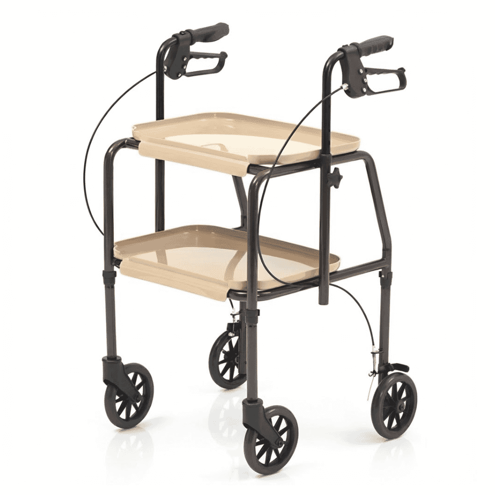 Kitchen Trolleys, Wheeled Wooden Kitchen Trolley For Elderly