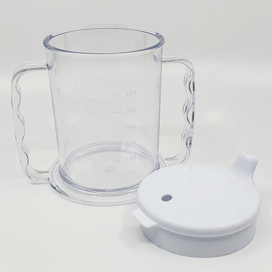 Mug with Lid & Handles - Single from Essential Aids