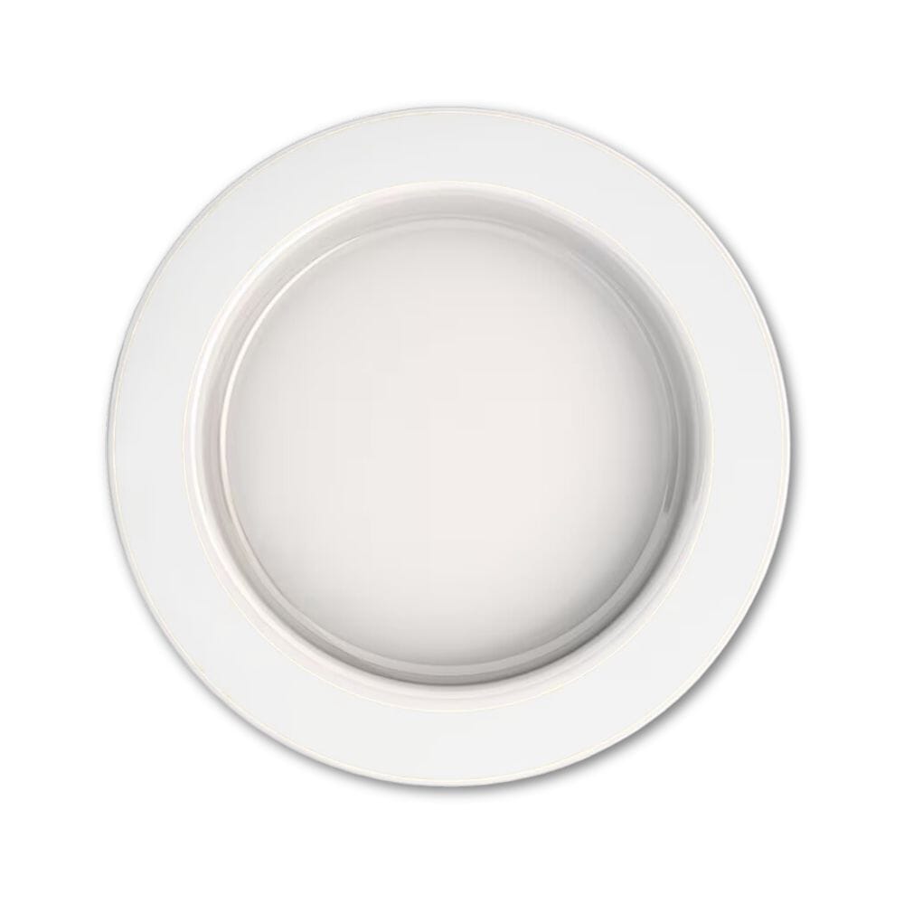 Large Plate with Sloped Base - White from Essential Aids