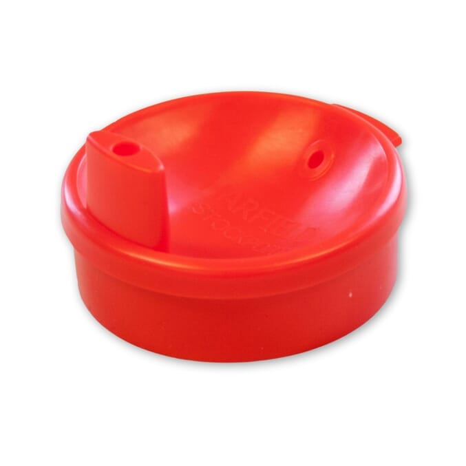 Lid for Graduated Two Handled Beaker - Narrow - Red from Essential Aids