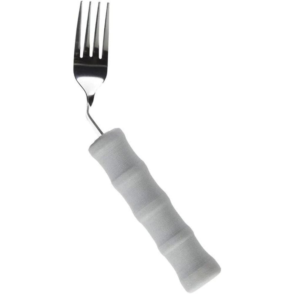Lightweight Foam Handled Angled Cutlery - Right Handed Spoon - Pack of ...