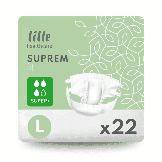Lille Suprem Fit Super Plus - Large - Pack of 22 from Essential Aids