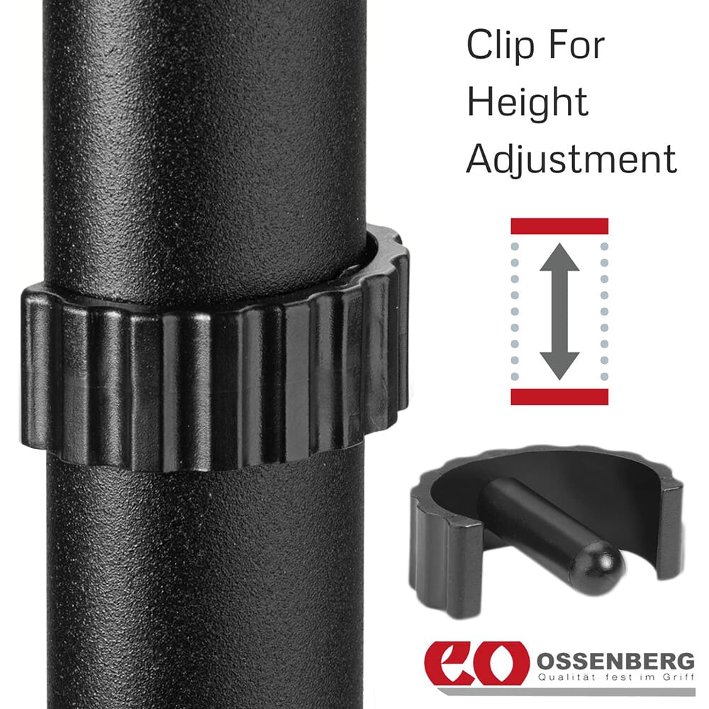 Ossenberg Comfort Grip Ganymed Crutches - Black - Pair - Black - Left ...