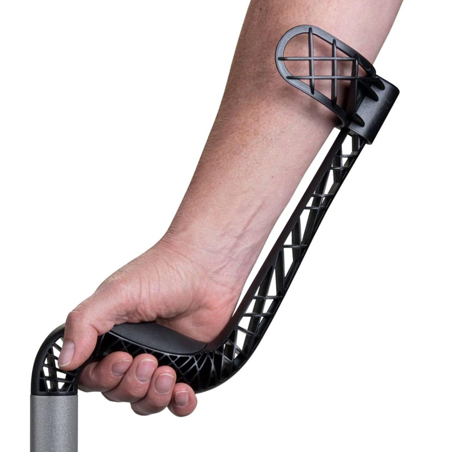 Ossenberg Soft Grip Ganymed Crutches - Black - Single from Essential Aids