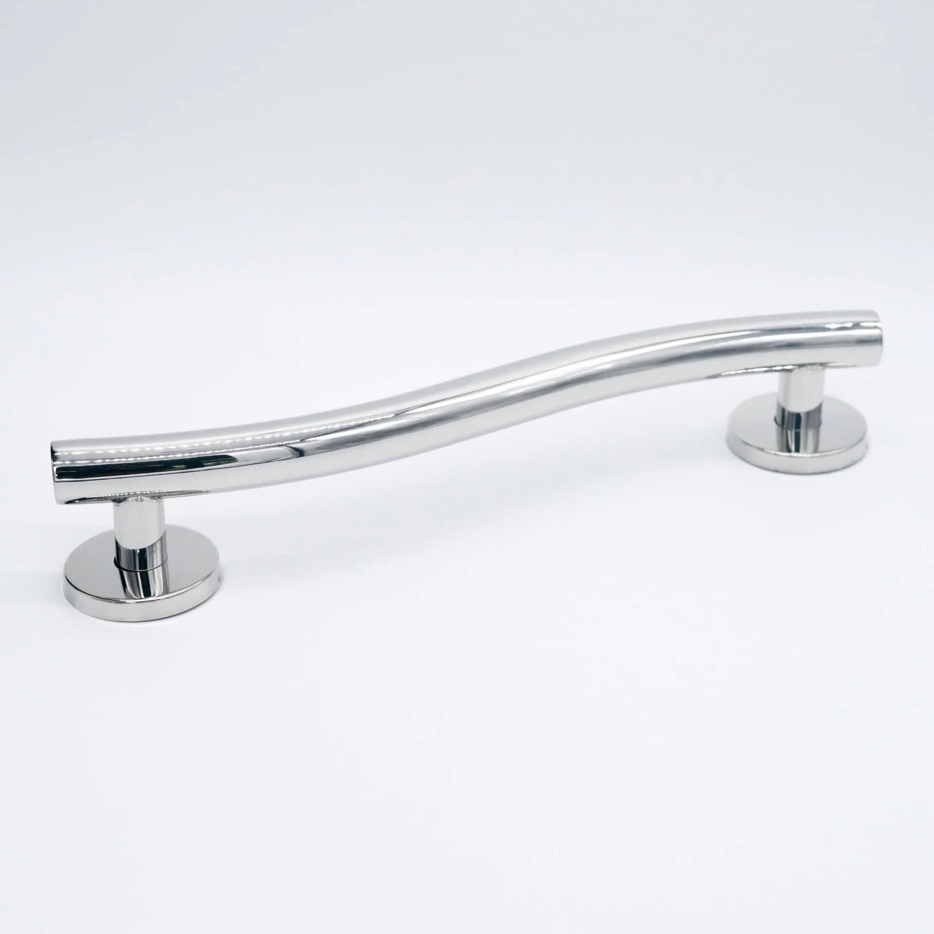 Polished Stainless Steel Grab Rails - Straight 14" from Essential Aids