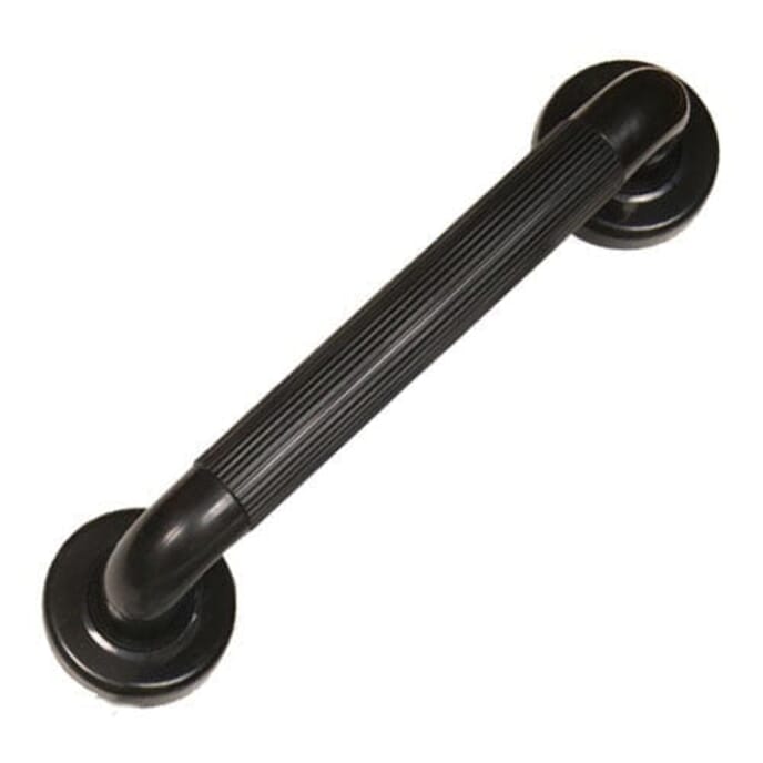 Poly Flute Grab Rail - Black - 600mm from Essential Aids