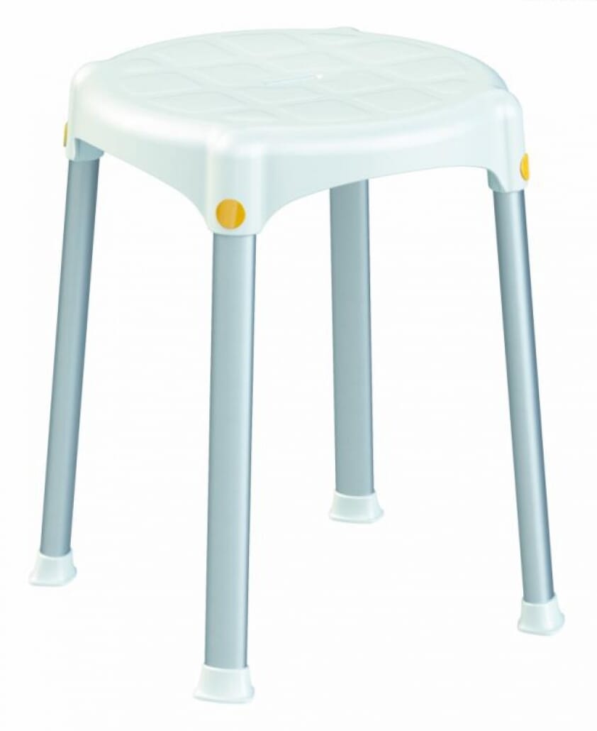 Atlantis Round Shower Stool - Fixed Height from Essential Aids