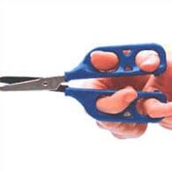 Dual Control Training Scissors - R/H 45 round end blade from Essential Aids