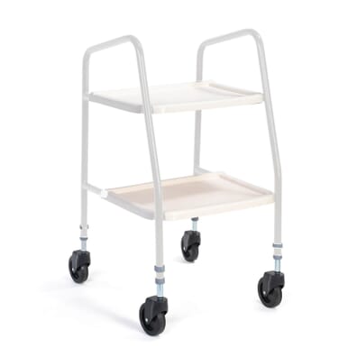 Rutland Adjustable Trolley - White from Essential Aids