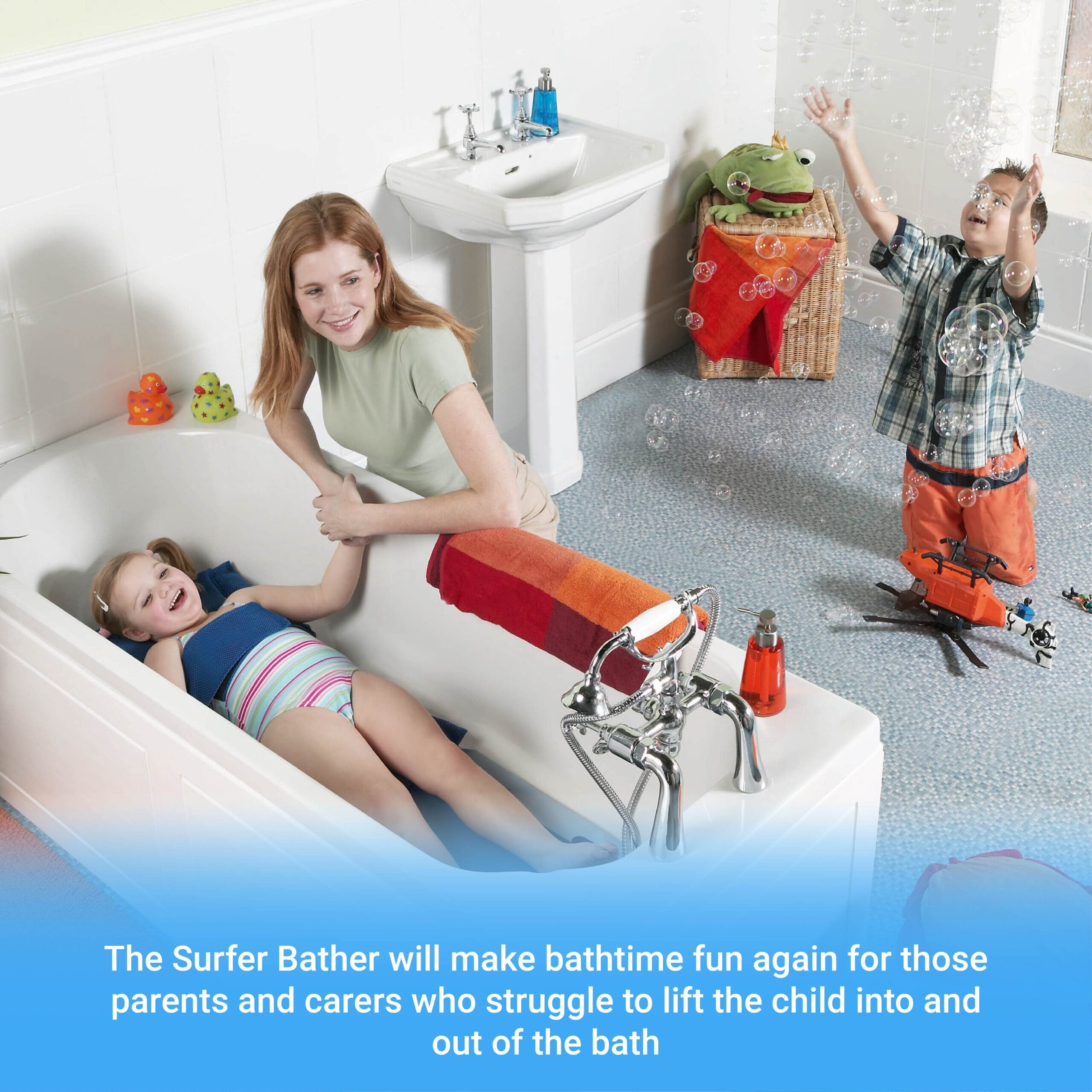 Surfer Bather Children's Powered Bath Lift - without pommel from ...