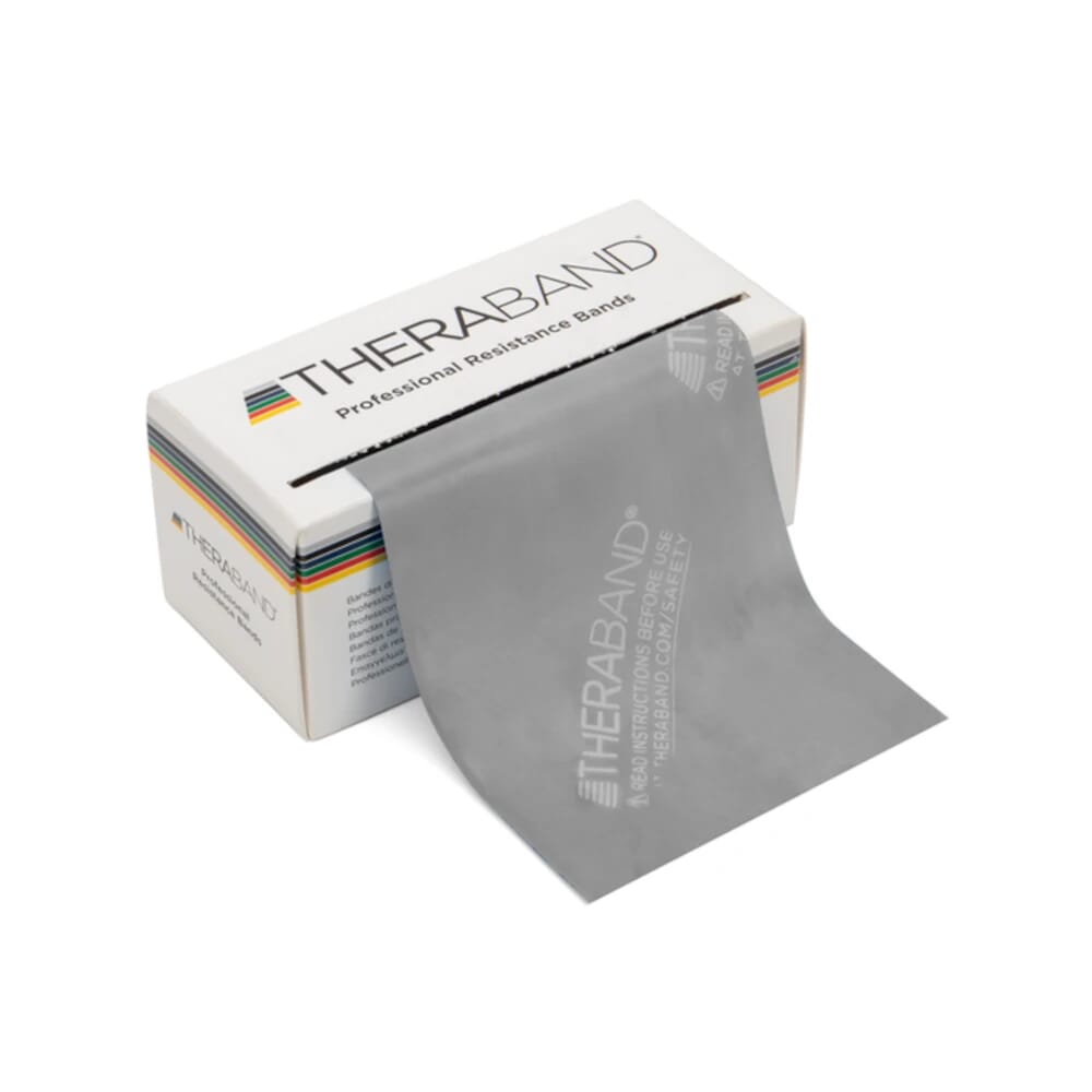 TheraBand Resistance Bands - 6 Yards - Super Heavy Resistance - Grey ...