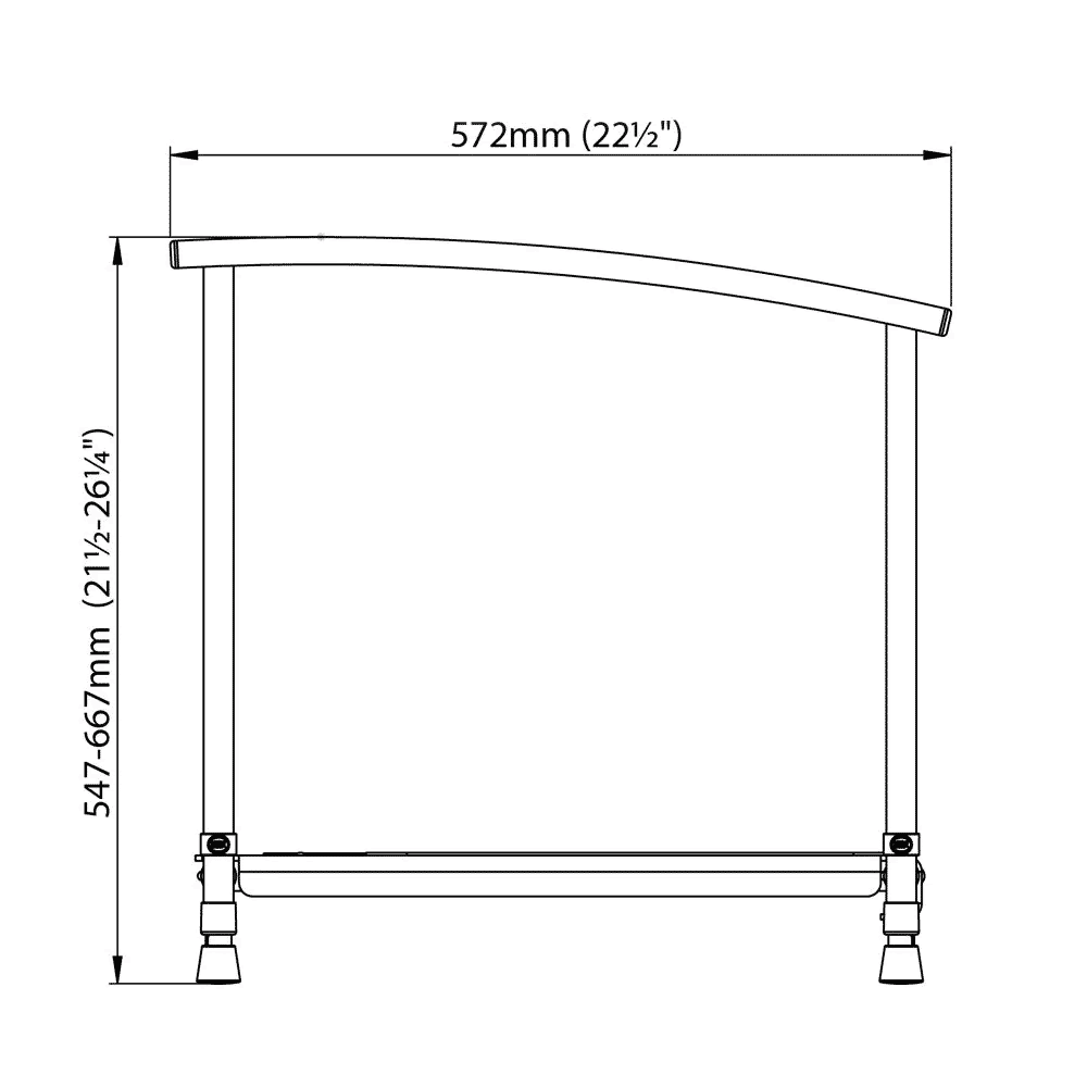 Toilet Platform with Handrails from Essential Aids
