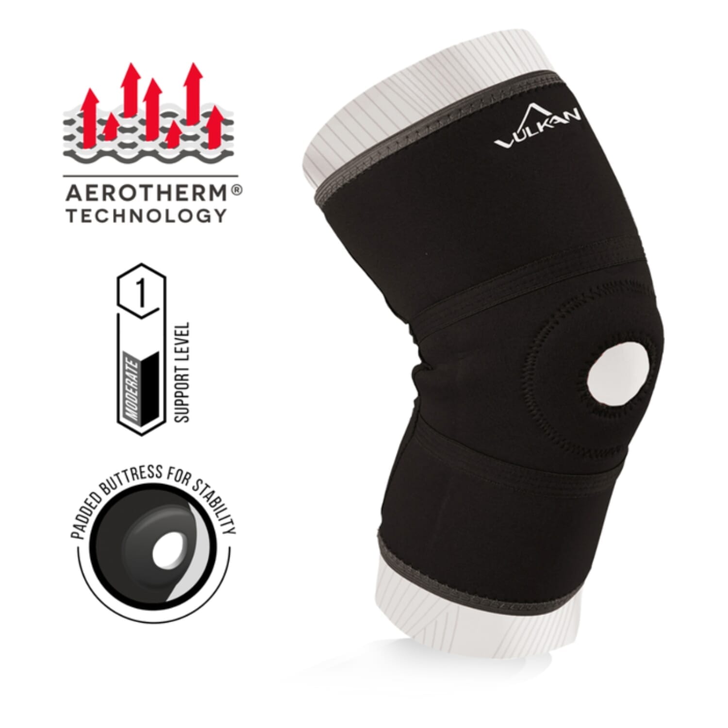 Vulkan Classic Open Knee Support - Large 40-45cm from Essential Aids