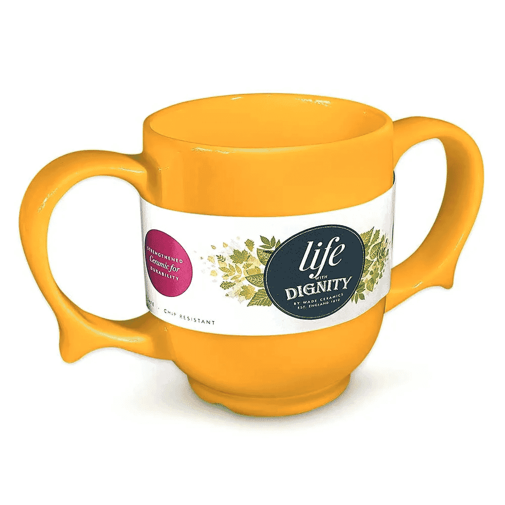 Wade Dignity Two Handled Ceramic Mug - Yellow from Essential Aids