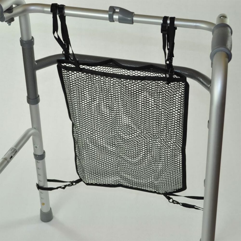 The Buckingham Walking Frame Caddy from Essential Aids