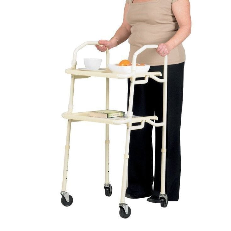Kitchen Trolleys, Wheeled Wooden Kitchen Trolley For Elderly