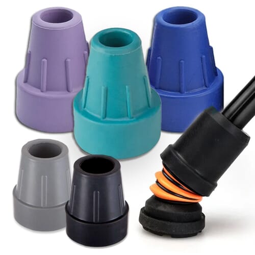 Buy Walking Stick Ferrules & Rubber Ferrules For Crutches, Canes